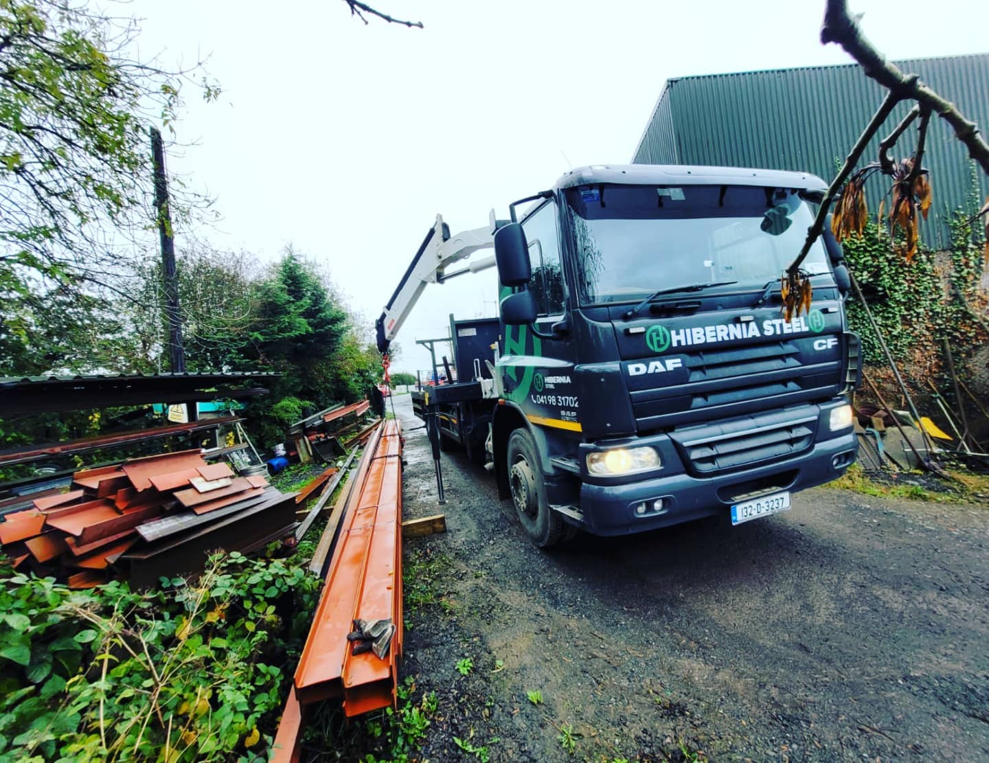 Structural Steel Delivery – Hibernia Steel Products